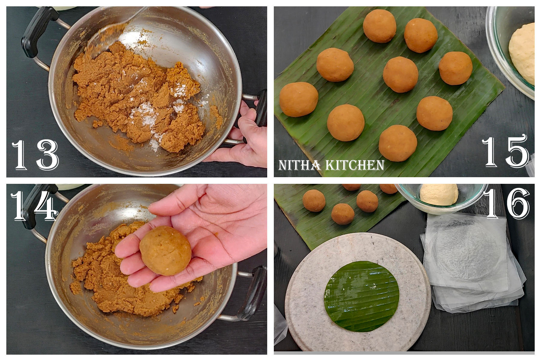 Opputtu Paruppu Poli Puran Poli Recipe - Nitha Kitchen