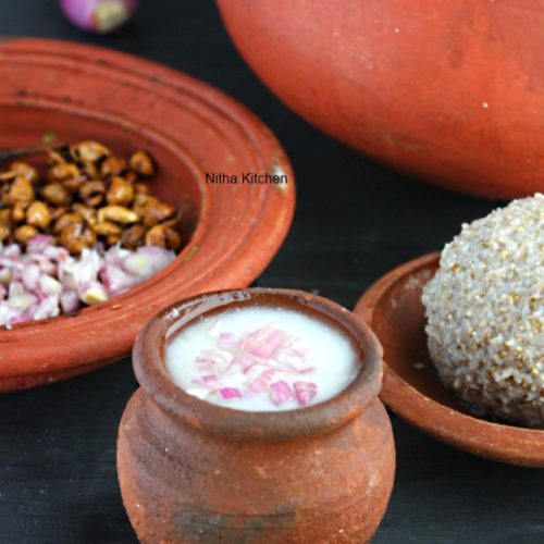 Kambu Koozh | Bajra Porridge | கம்பங்கூழ் - Nitha Kitchen