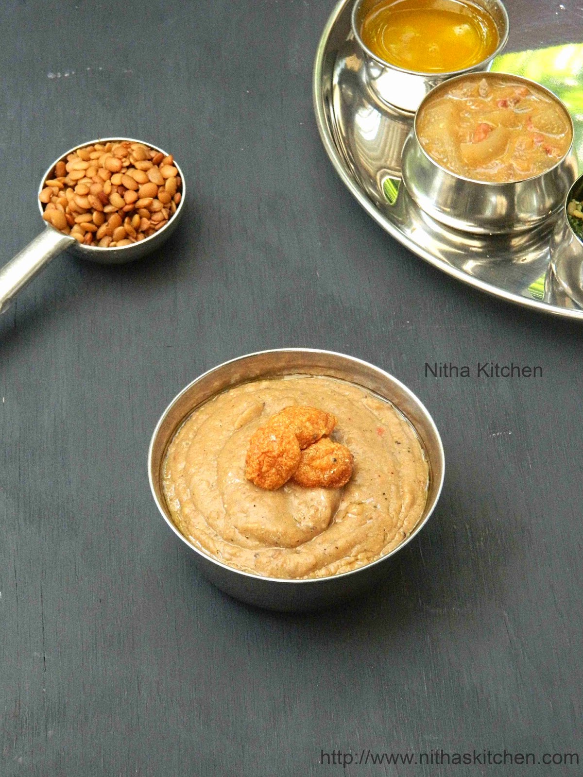 Kollu Paruppu Masiyal Horse Gram Chutney Recipe - Nitha Kitchen