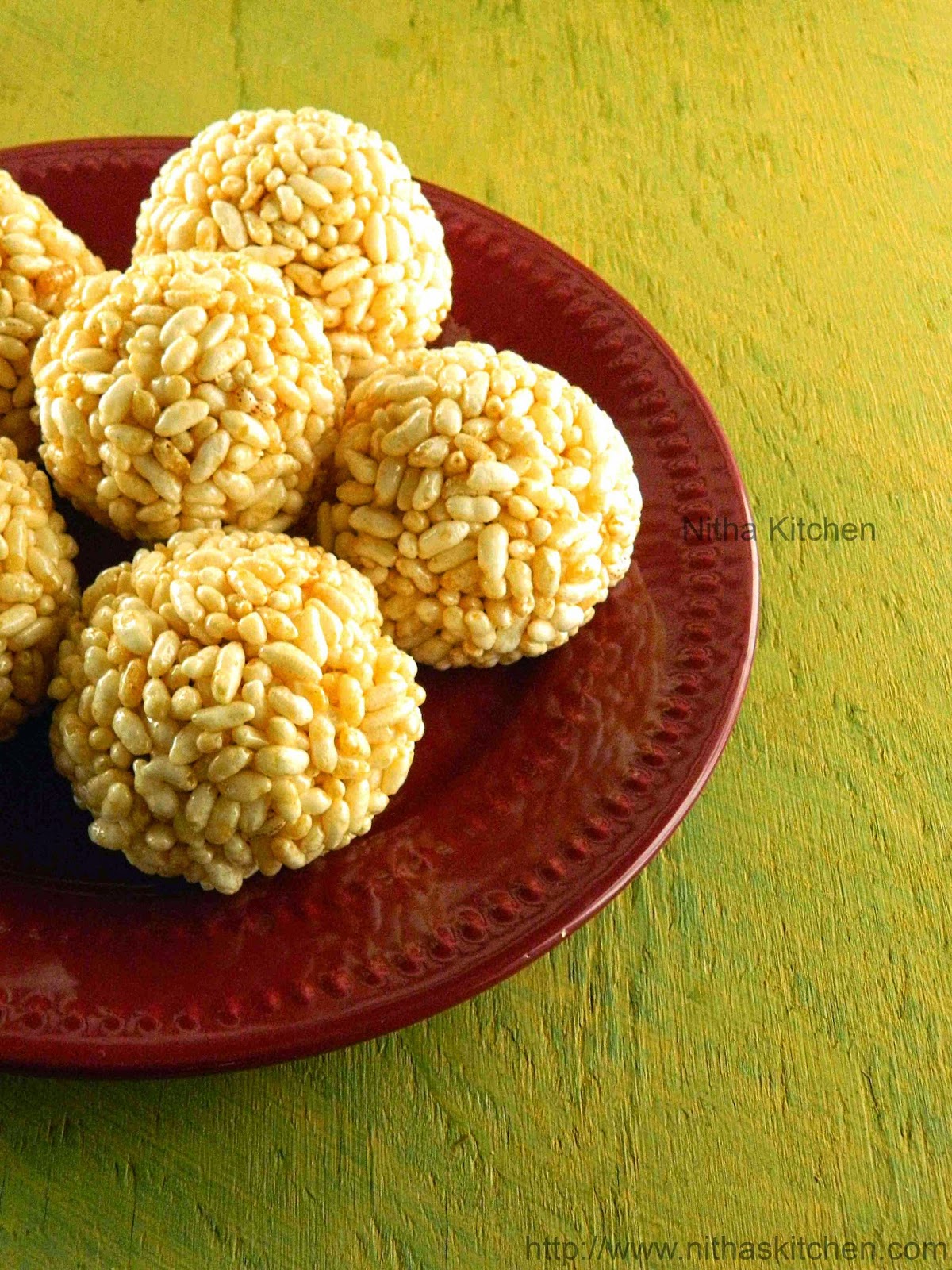 Pori Urundai Karthigai Deepam Special - Nitha Kitchen