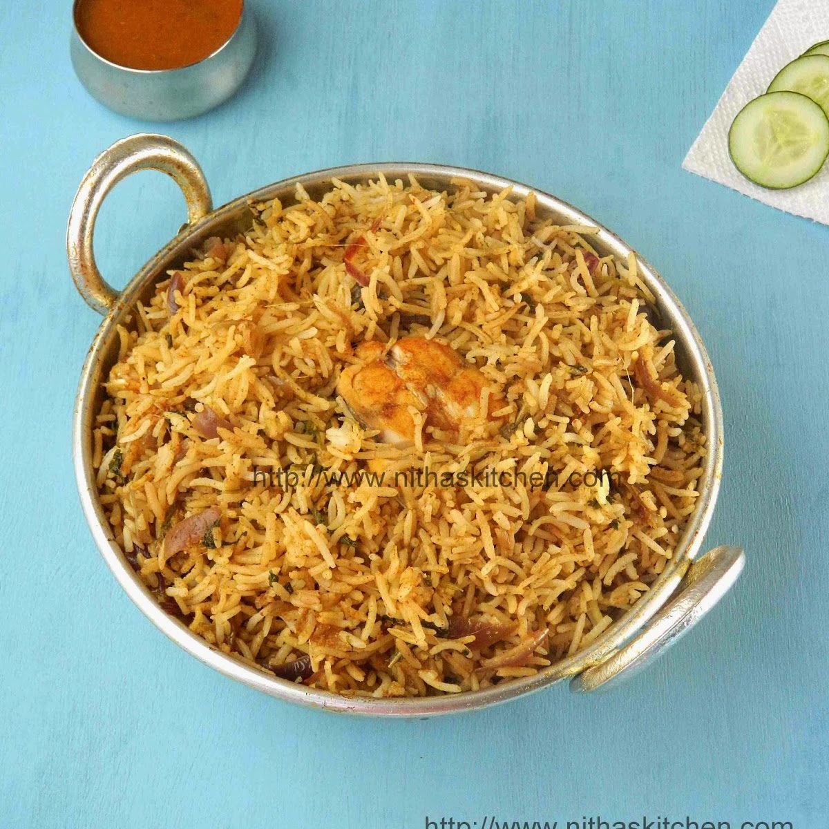 Chicken Biryani Nattu Kozhi Biriyani Recipe - Nitha Kitchen