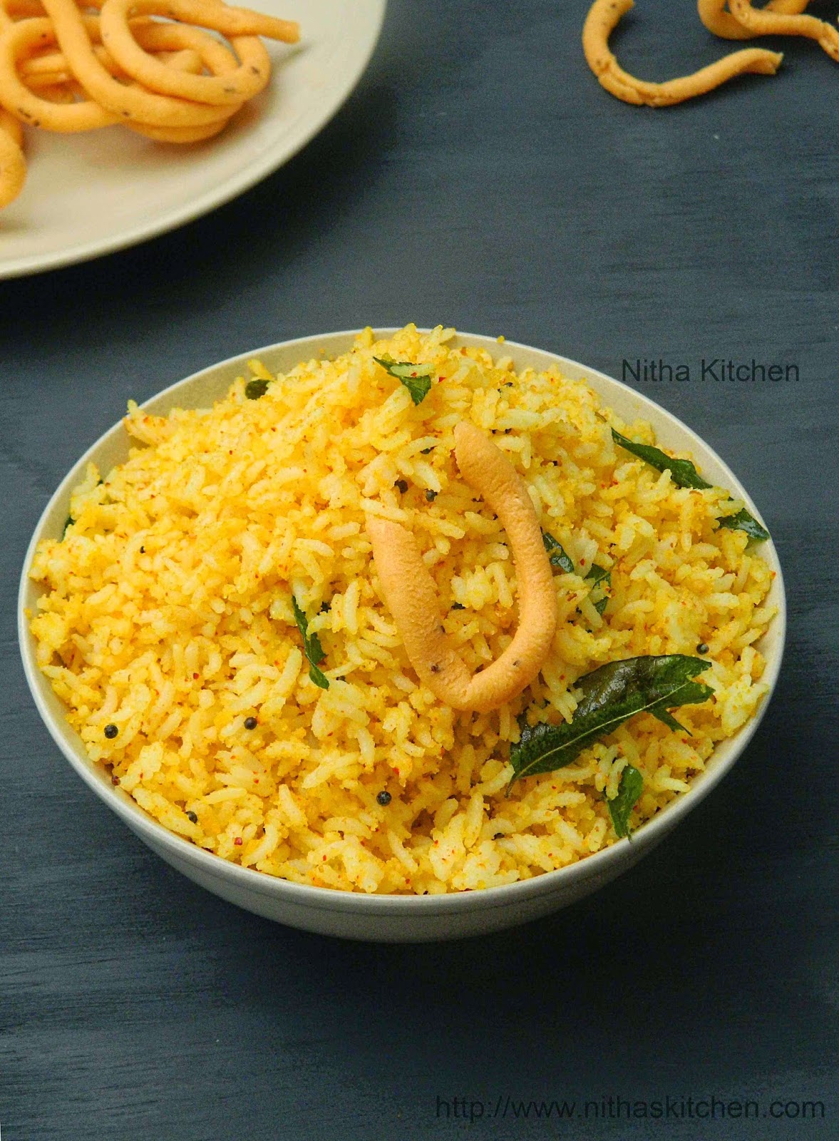 Murukku Podi Sadham Recipe | One Pot Meal with Powdered Chakli - Nitha ...