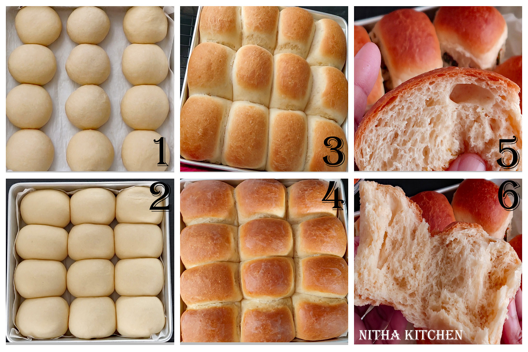 Nitha Kitchen - eggless ladi pav bun recipe
