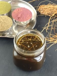 Homemade Herbal Hair Oil With Video Tutorial - Nitha Kitchen