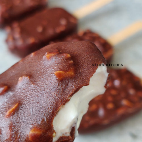 Homemade Choco Bar Ice Cream Bars Video Recipe Choco bar ice cream