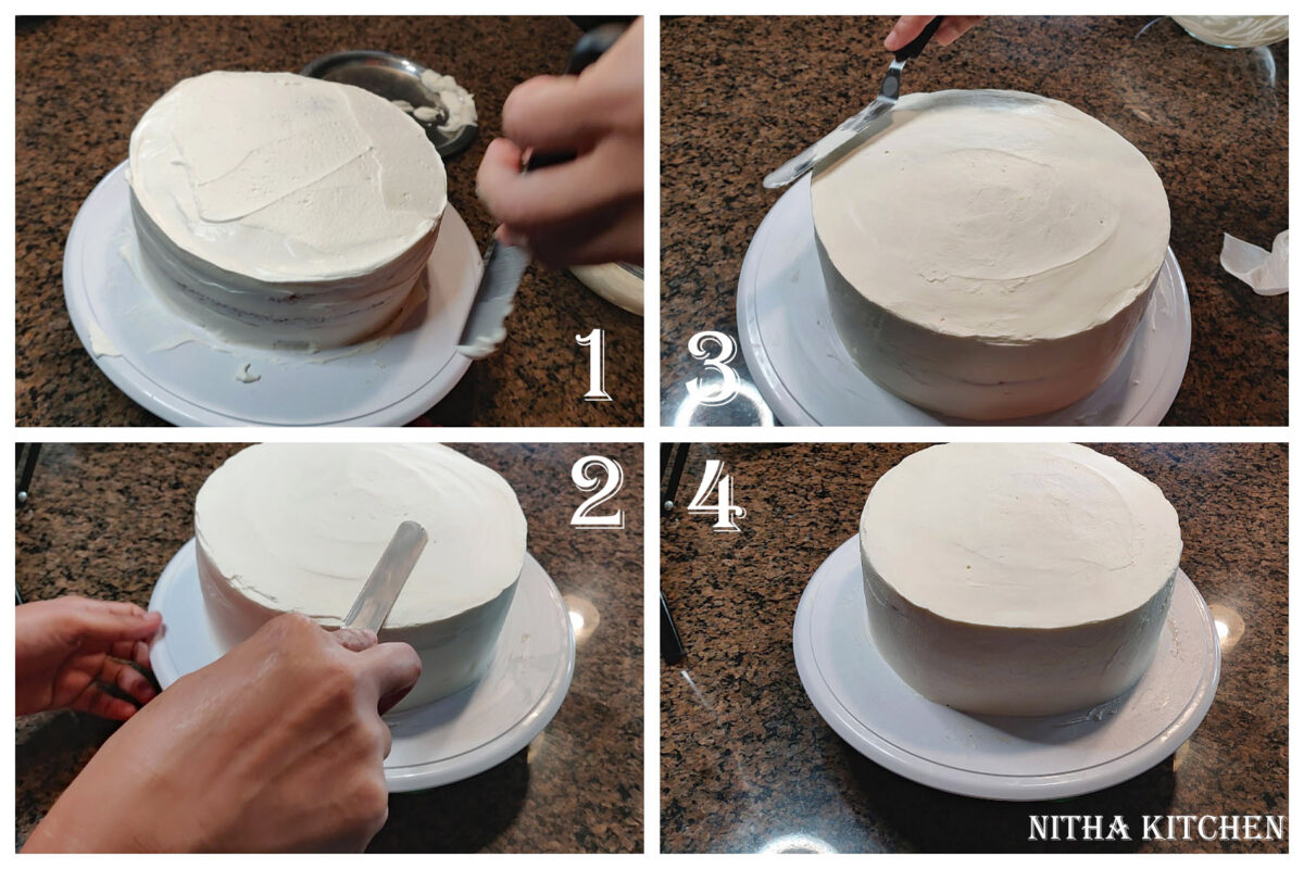 Diwali Cake | Eggless Rose Tres Leches Cake - Nitha Kitchen