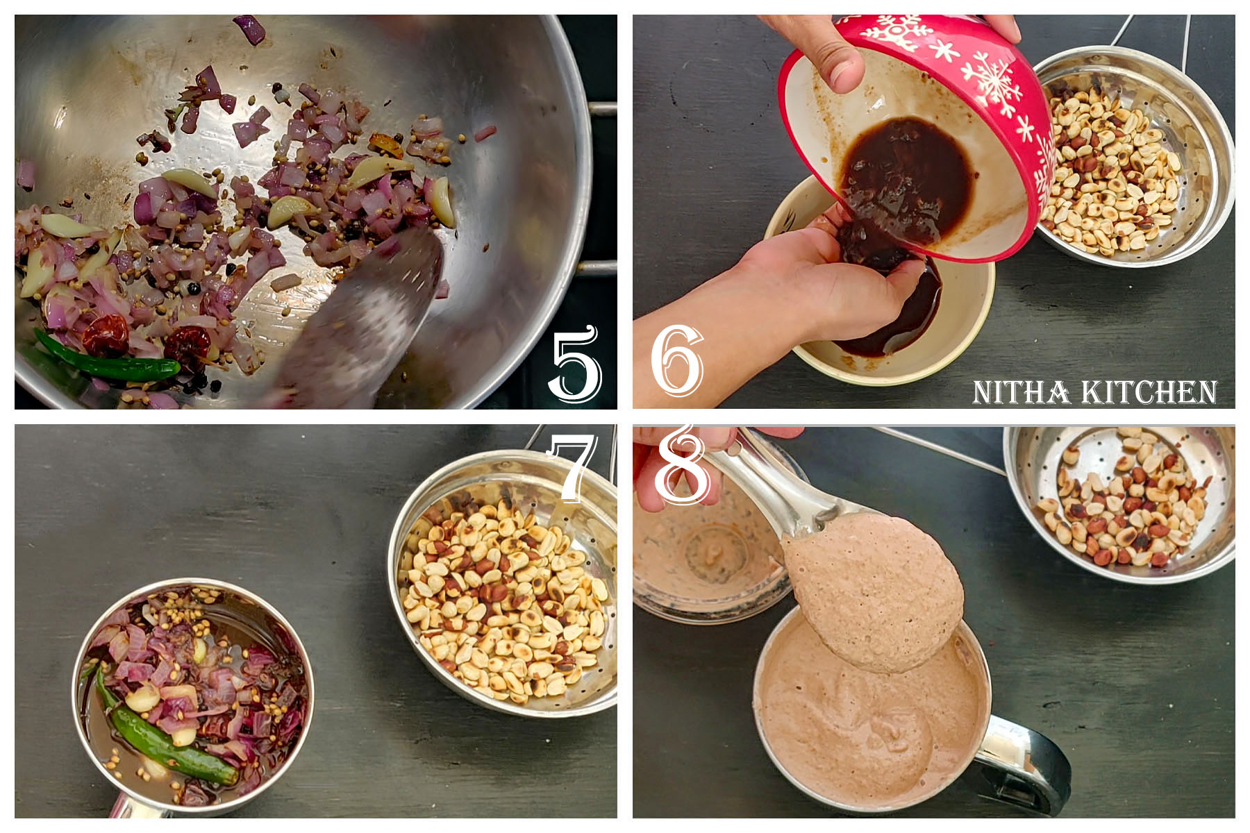 Peanut Chutney Verkadalai Chutney Recipe - Nitha Kitchen