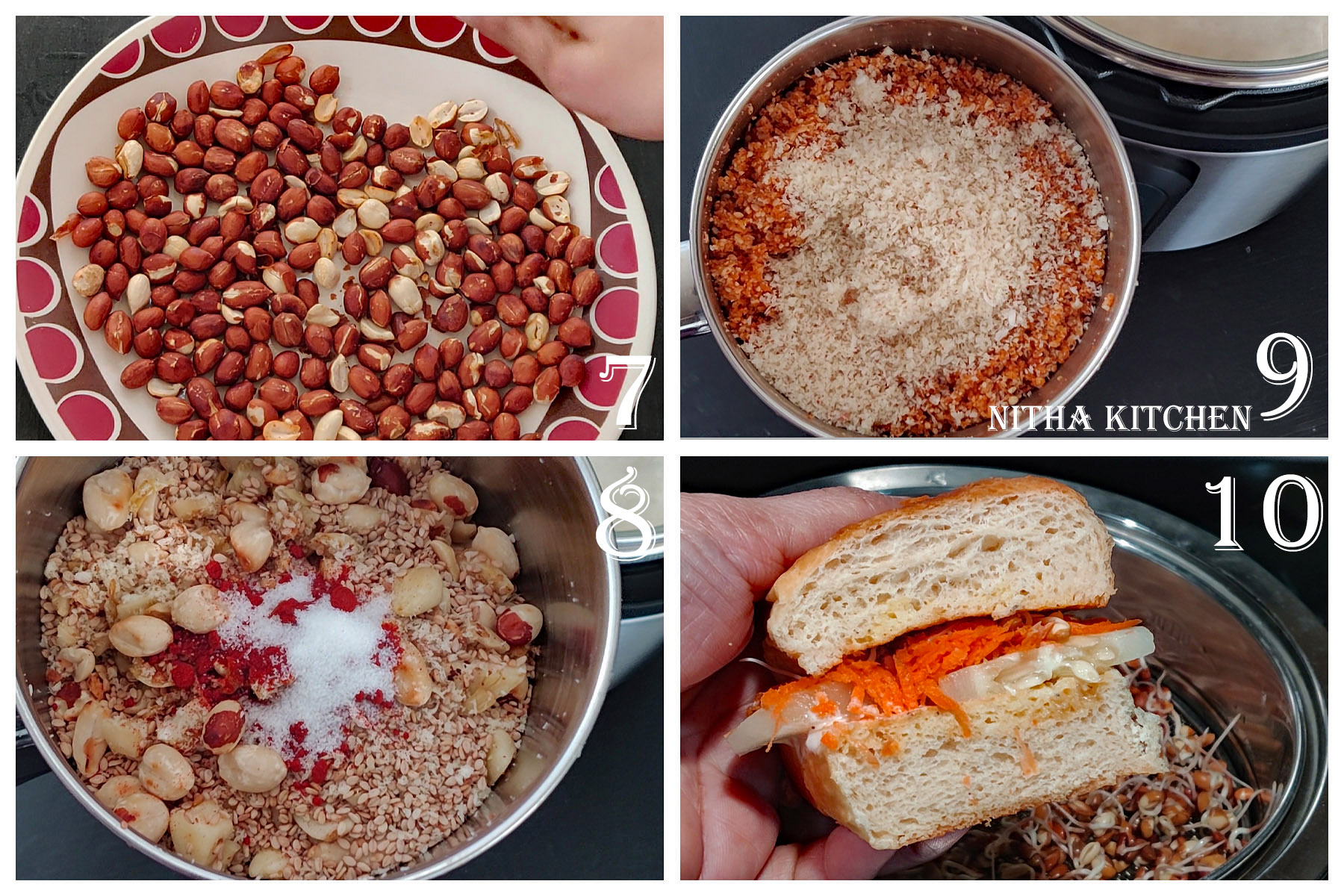 Dry Garlic Chutney Powder Recipe - Nitha Kitchen
