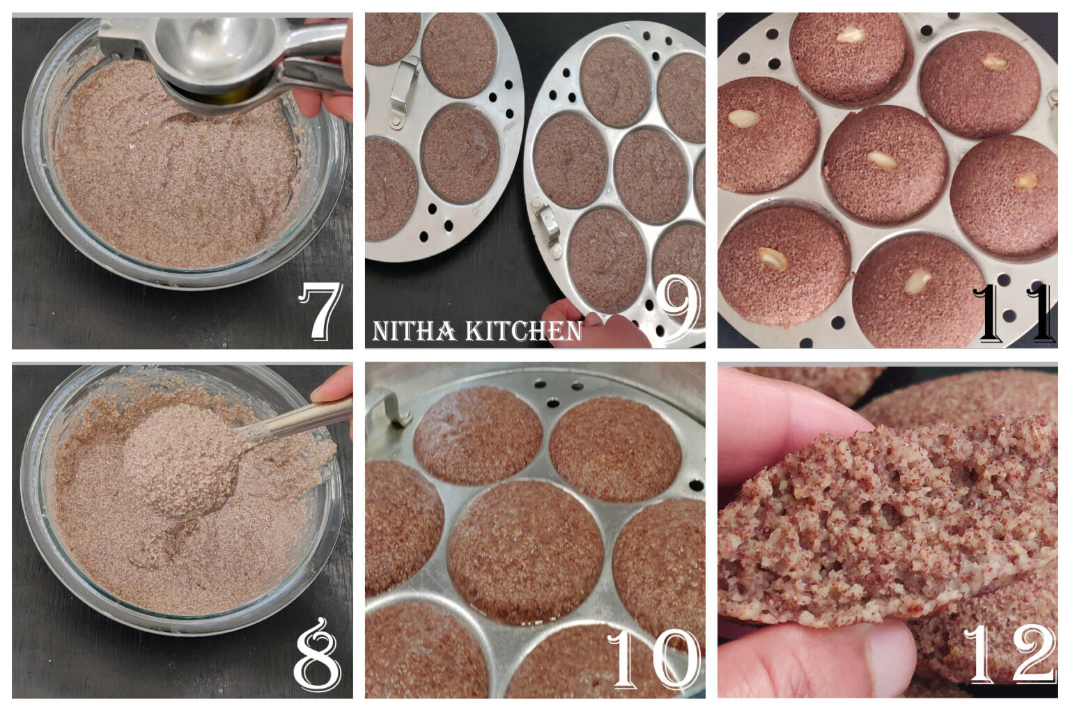 Instant Millet Idli Ragi Rava Idli - Nitha Kitchen