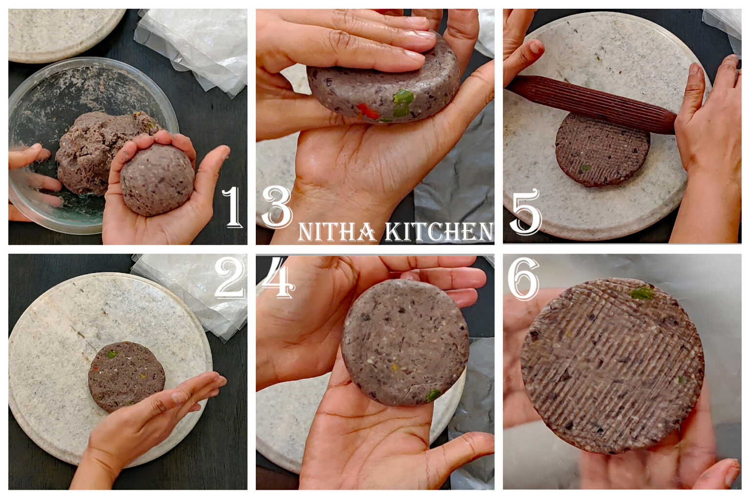 Homemade Black Bean Patty Burger Recipe - Nitha Kitchen